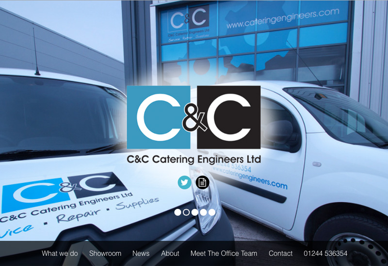 Catering Insight - C&C Engineers rejuvenates website