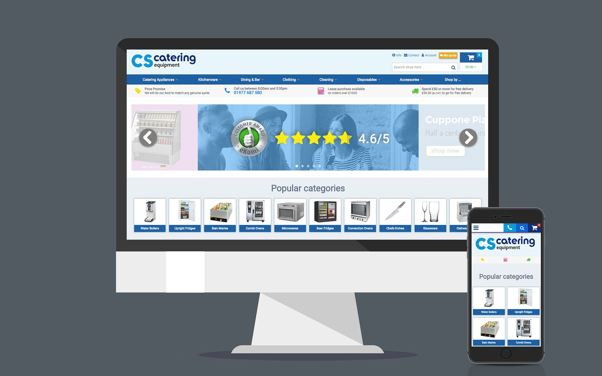 Catering Insight - CS Catering Equipment streamlines website into stores