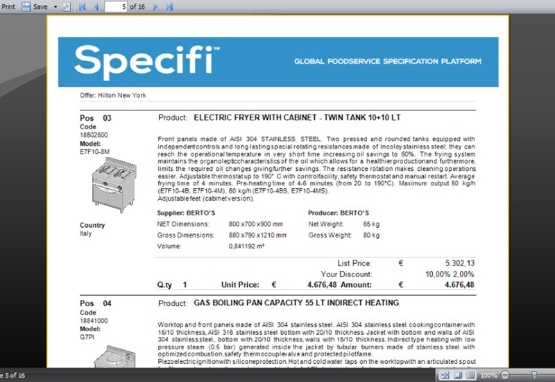 Catering Insight - Specifi launches quotation software