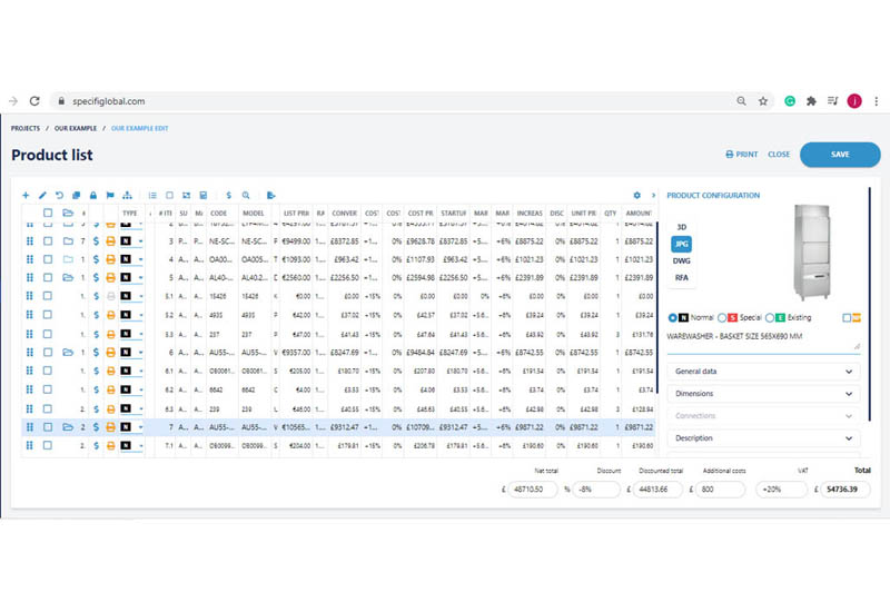 Catering Insight - Specifi heads to the clouds for quotations