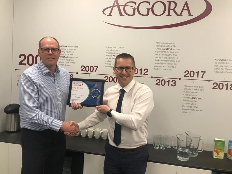 Catering Insight - Aggora Group's MD commended for reaching 10-year ...