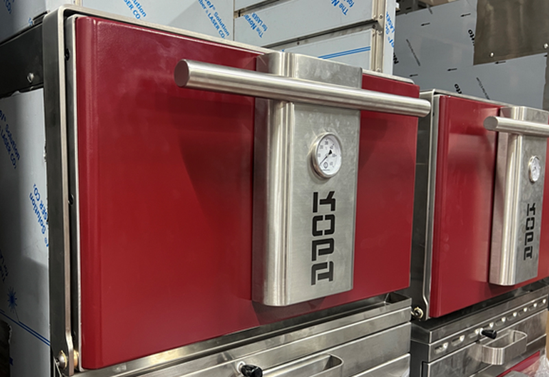 Kopa innovates door design to improve charcoal oven safety